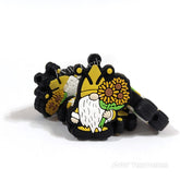Daisy Honey Bee Gnome Silicone Focal Bead