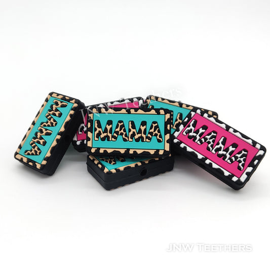 Dalmatian MAMA Silicone Focal Bead