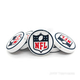 Pack 5 Football Teams Silicone Focal Beads